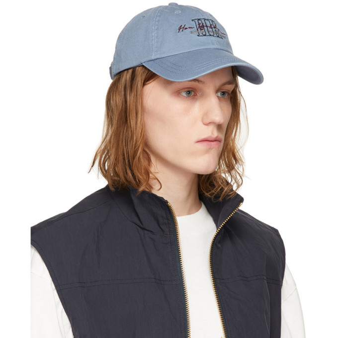 Han Kjobenhavn Blue Artwork Cap Han Kjobenhavn