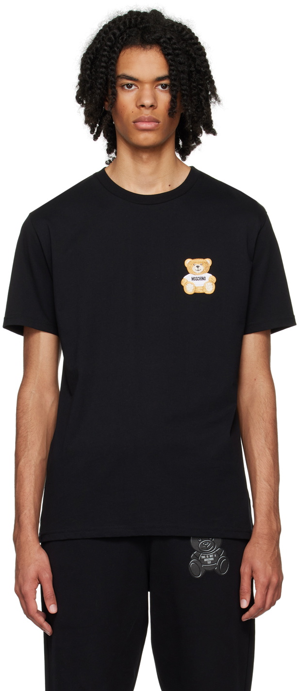Moschino Black Teddy Bear T-Shirt Moschino