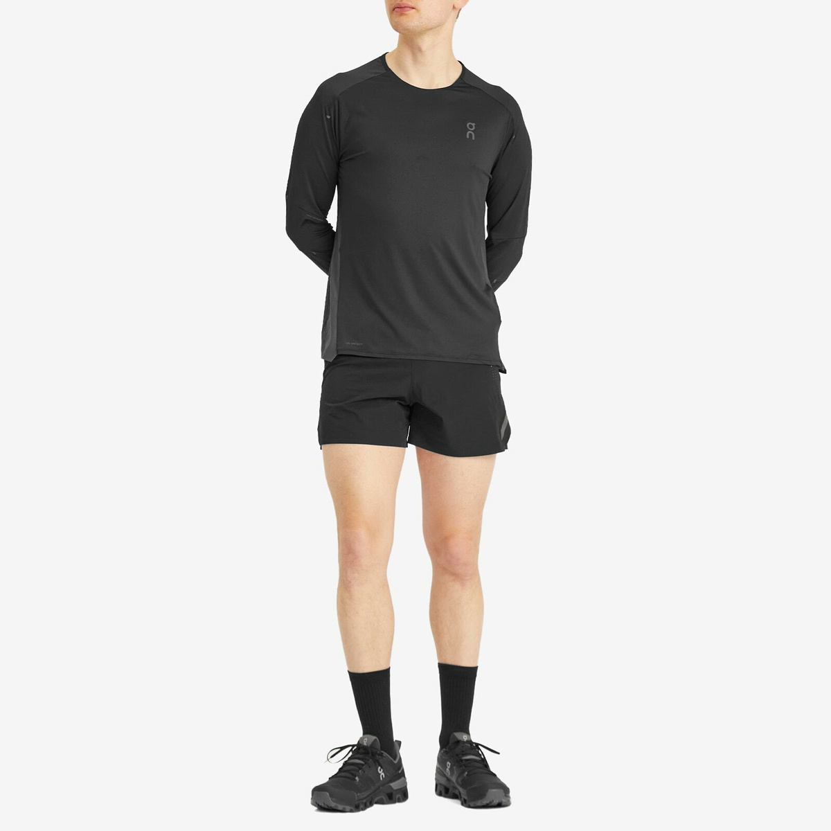 ON Men's Performance Lg T-Shirt in Black/Eclipse On