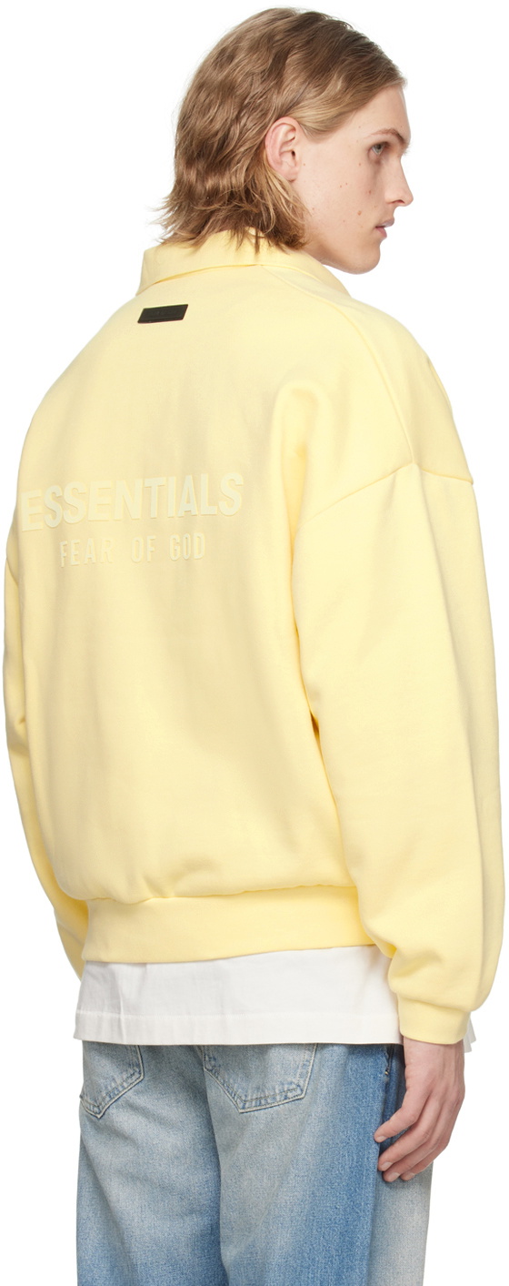 Fear of God ESSENTIALS Yellow Long Sleeve Polo Fear Of God Essentials