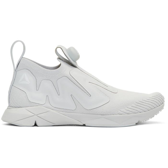 Reebok Classics Grey Pump Supreme Ultraknit Sneakers Reebok Classics
