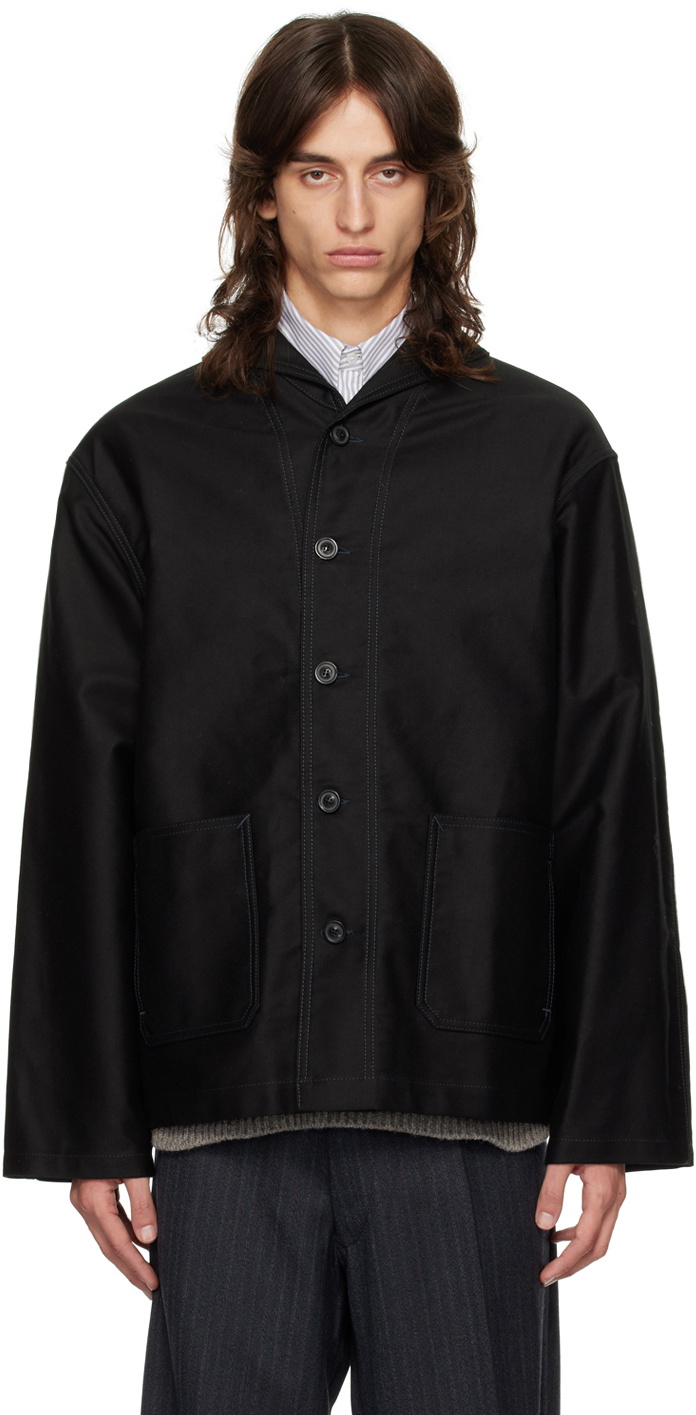 Maison Margiela Black Patch Pocket Jacket Maison Margiela