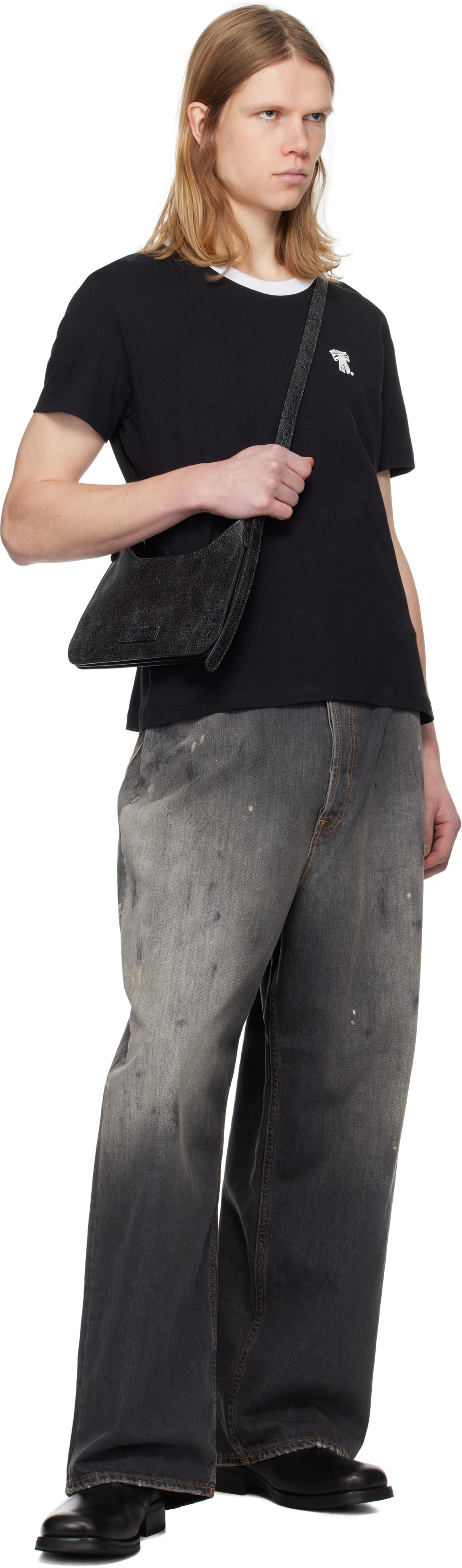 Acne Studios Black Platt Mini Shoulder Bag Acne Studios