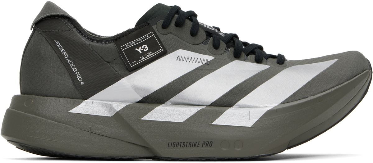 Y-3 Gray Adios Pro 4 M Sneakers Y-3