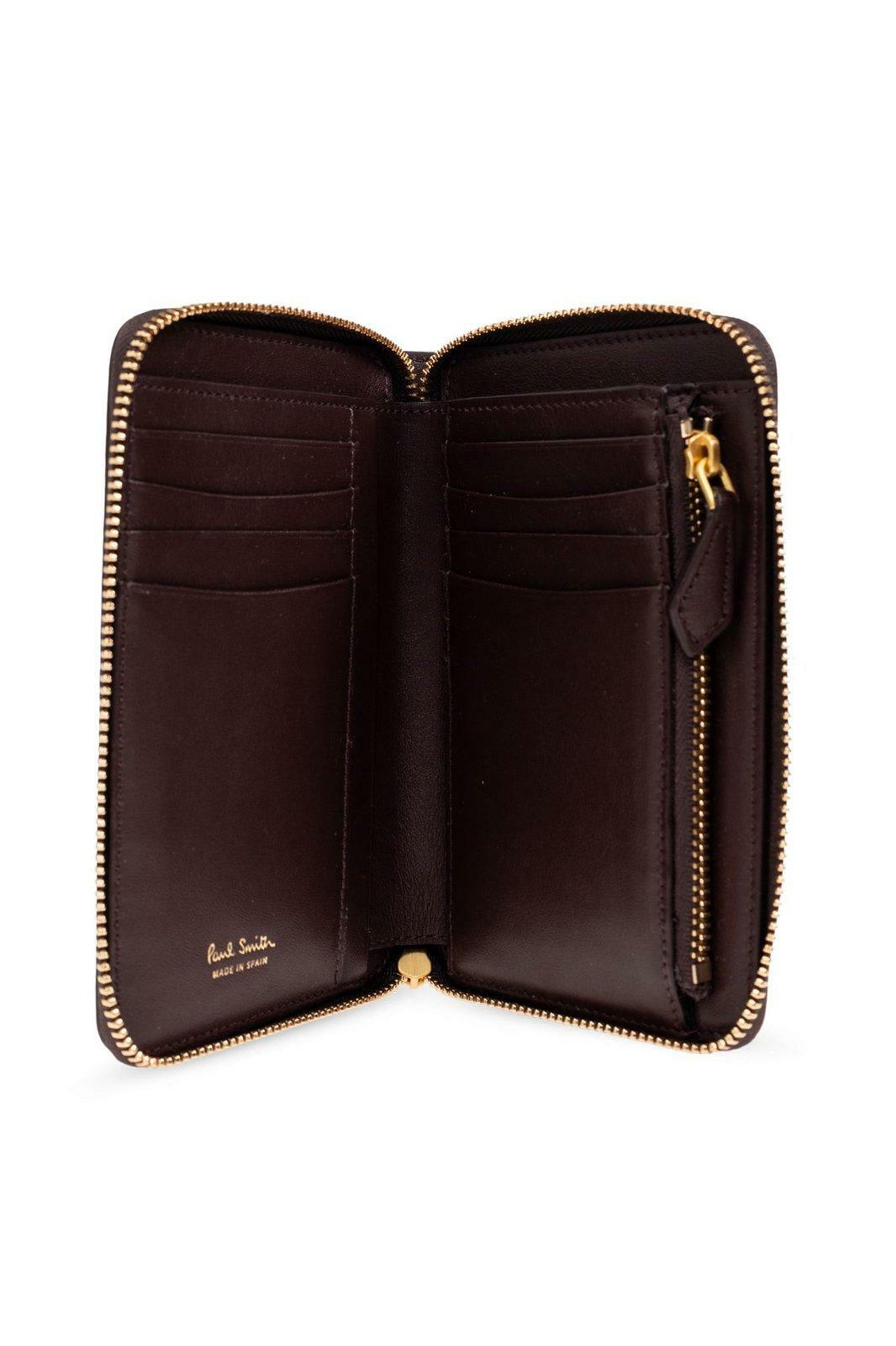 Paul Smith Leather Wallet With Printed Logo Paul Smith