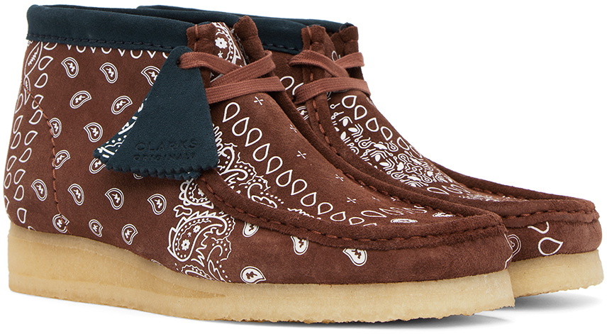 Clarks Originals Burgundy Wallabee Boots Clarks Originals