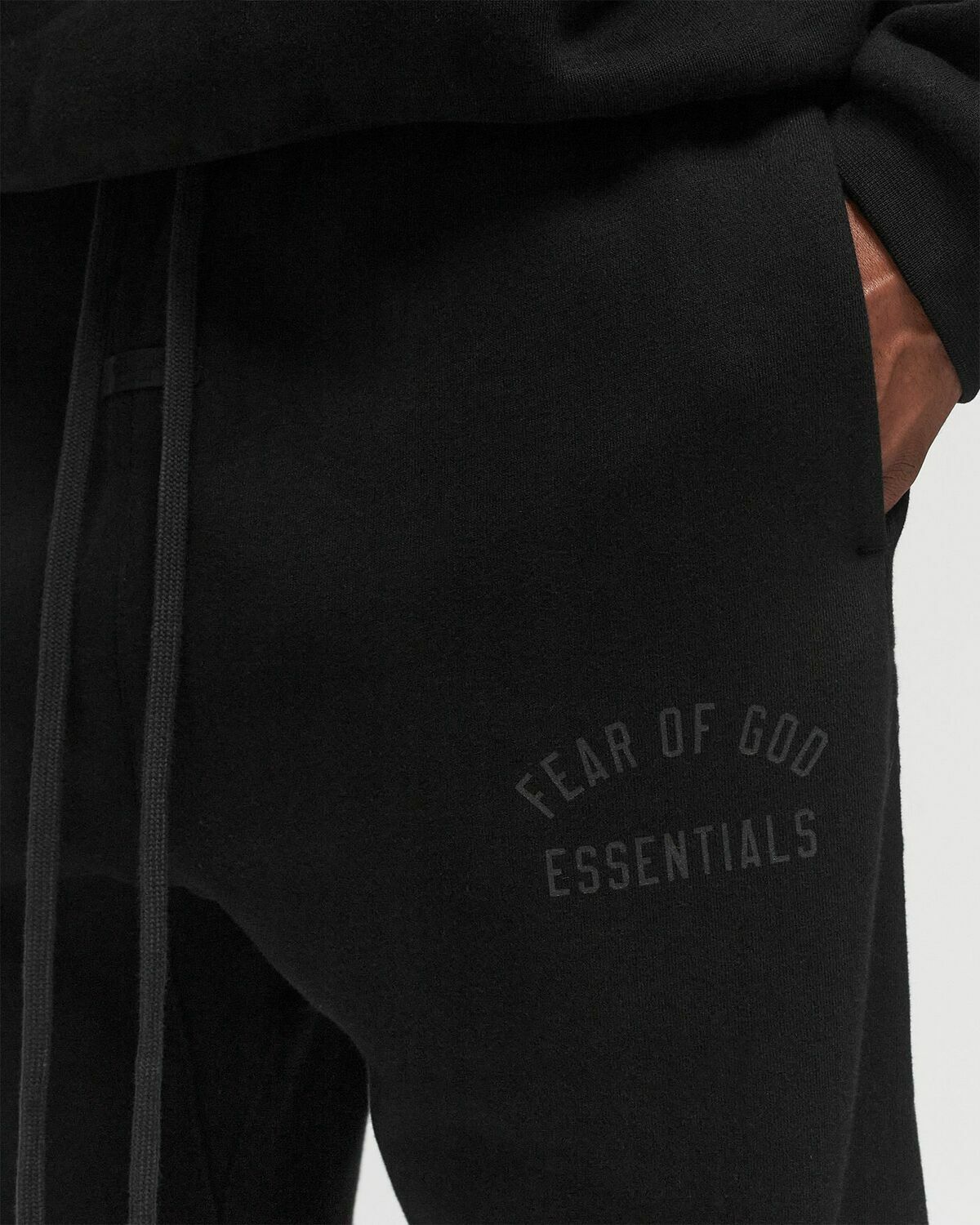 Fear Of God Essentials Classic Sweatpant Black Sweatpants Fear Of God ...