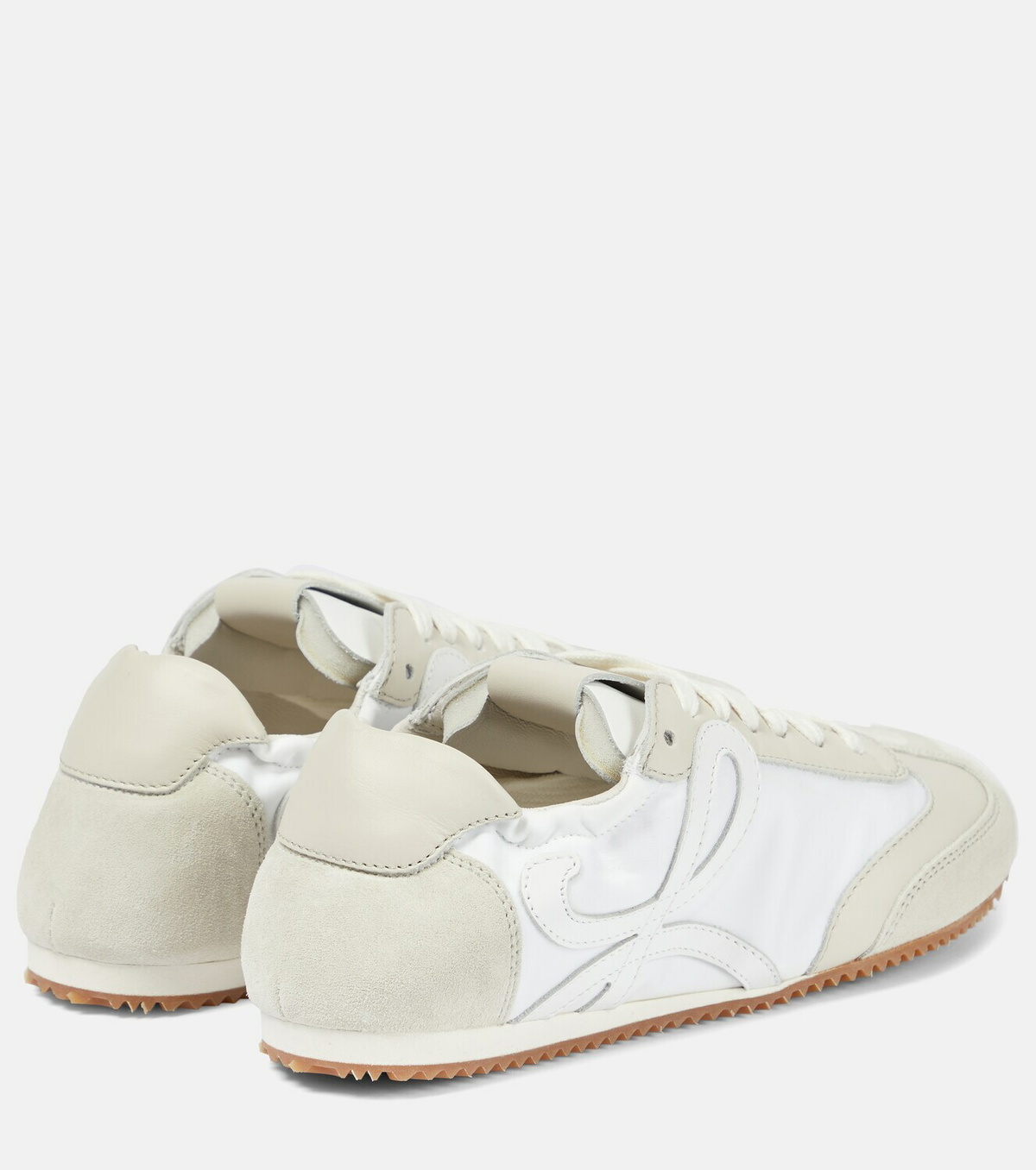 Loewe - Ballet Runner leather and suede sneakers Loewe