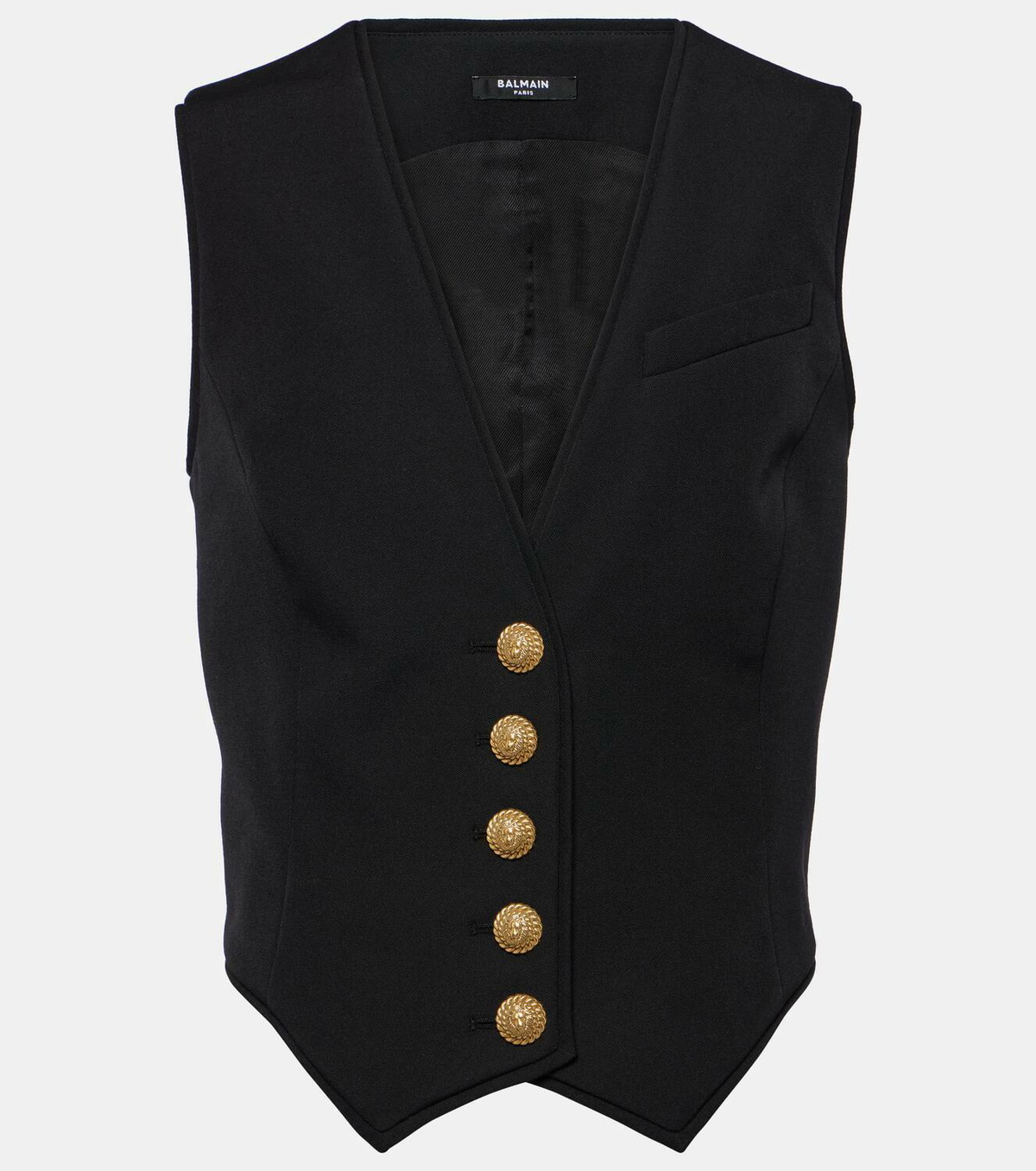 Balmain Virgin wool vest Balmain