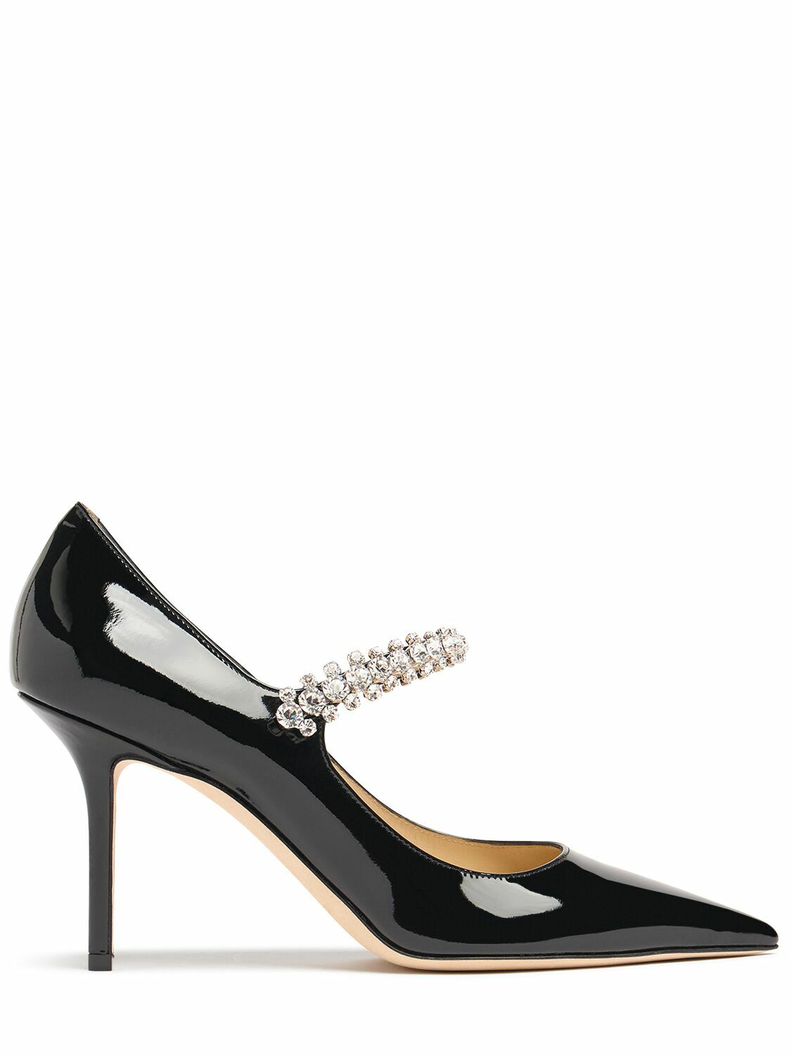 JIMMY CHOO 85mm Bling Patent Leather Pumps Jimmy Choo