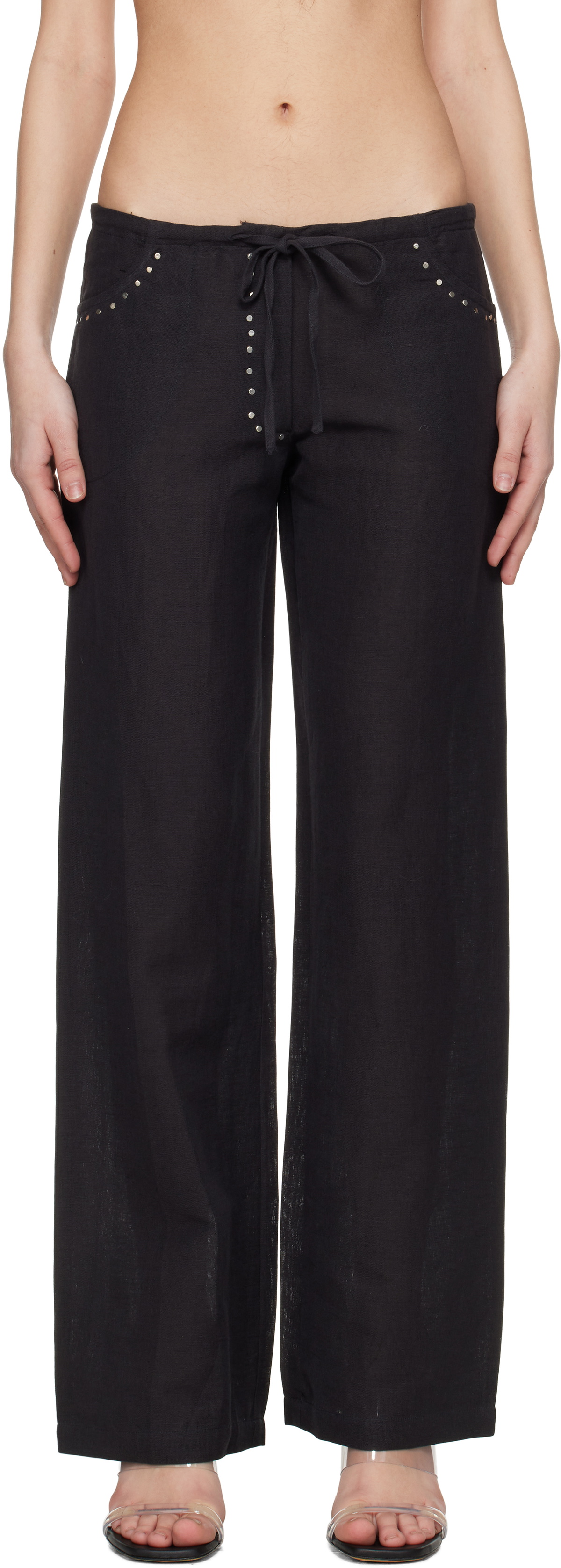 Gimaguas Black Delya Trousers Gimaguas