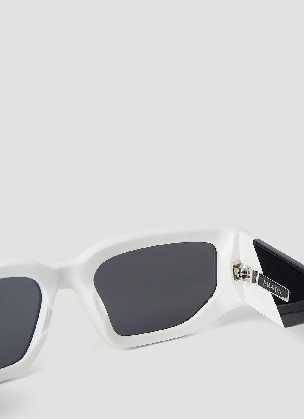 Prada D Frame Sunglasses In White Prada