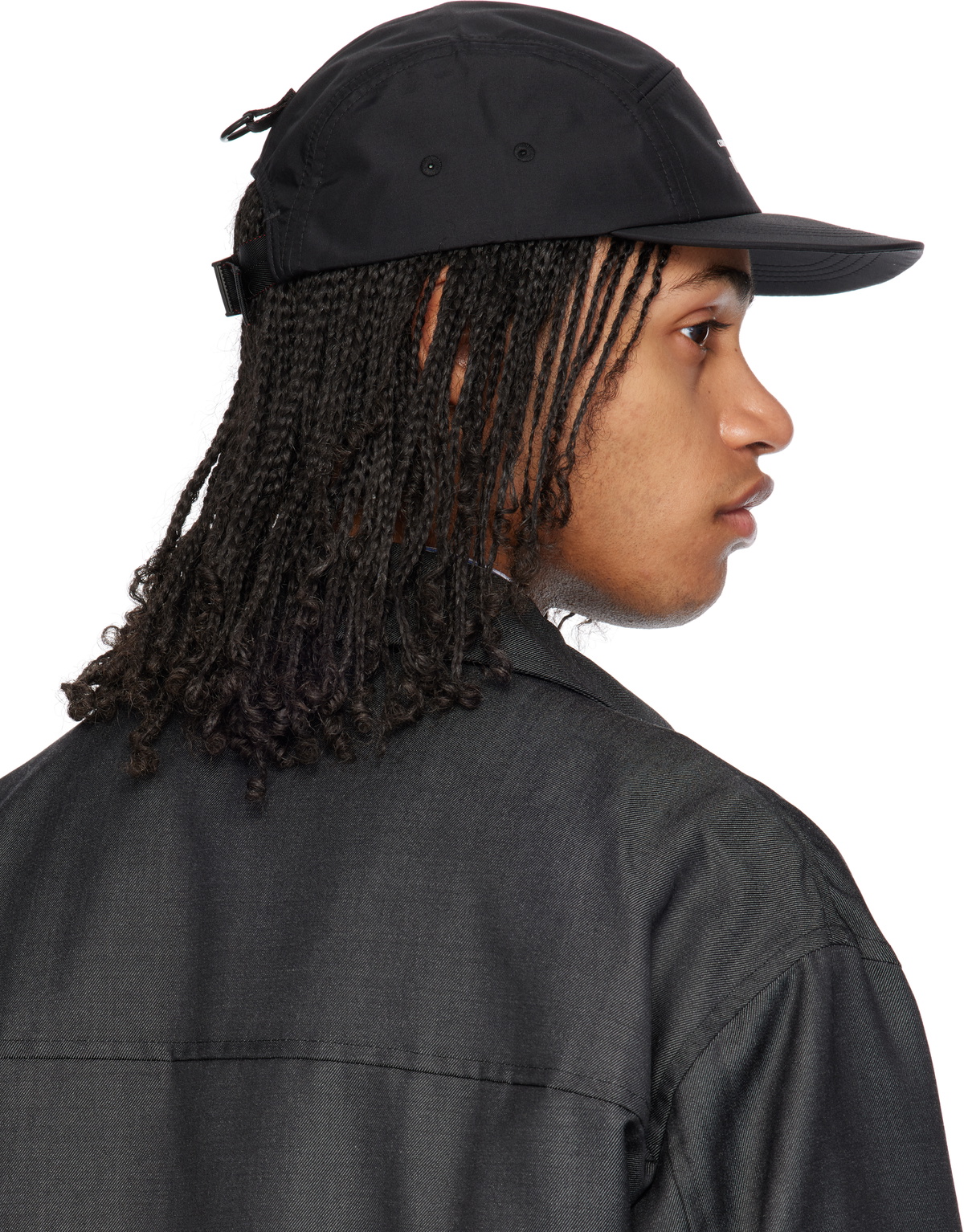 Comme des Garçons Homme Black Nylon Logo Cap Comme des Garcons Homme