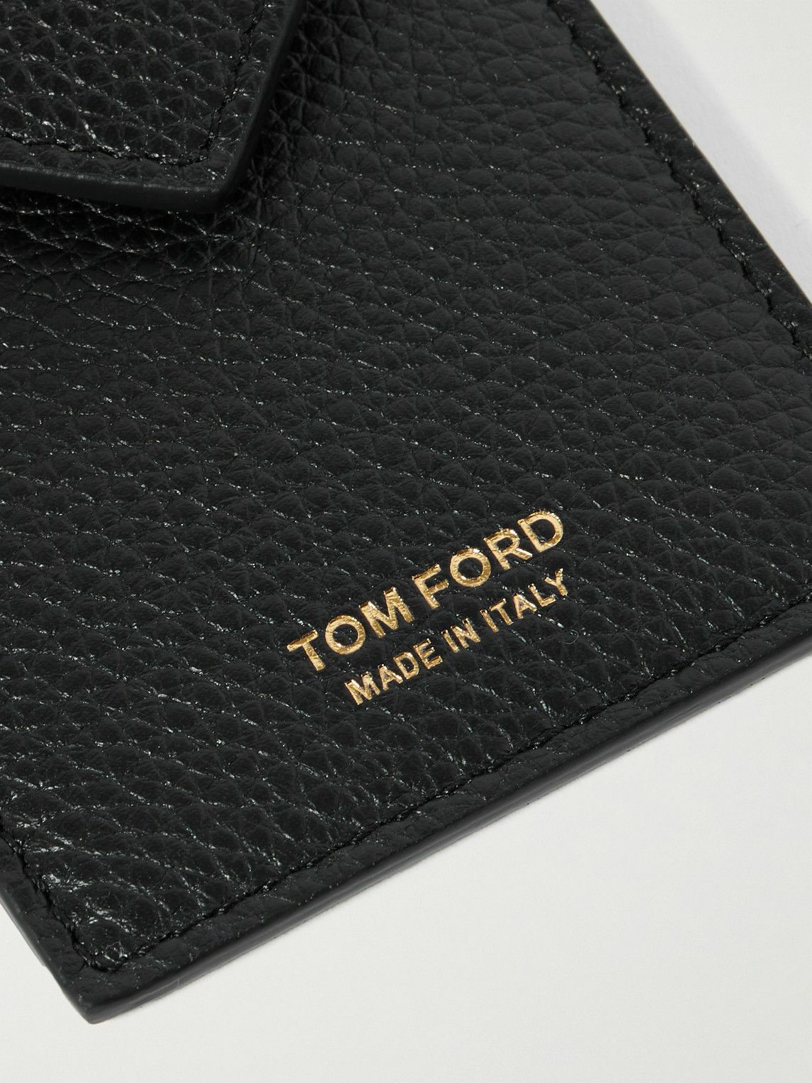 TOM FORD - Full-Grain Leather Luggage Tag TOM FORD