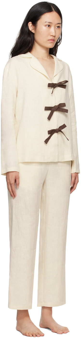 Sleeper Off-White 'The Bow' Pyjama Set Sleeper