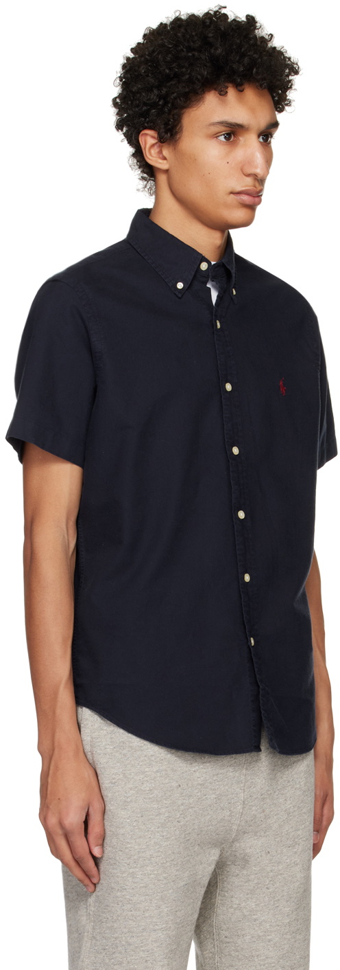 Polo Ralph Lauren Navy Garment-Dyed Shirt Polo Ralph Lauren