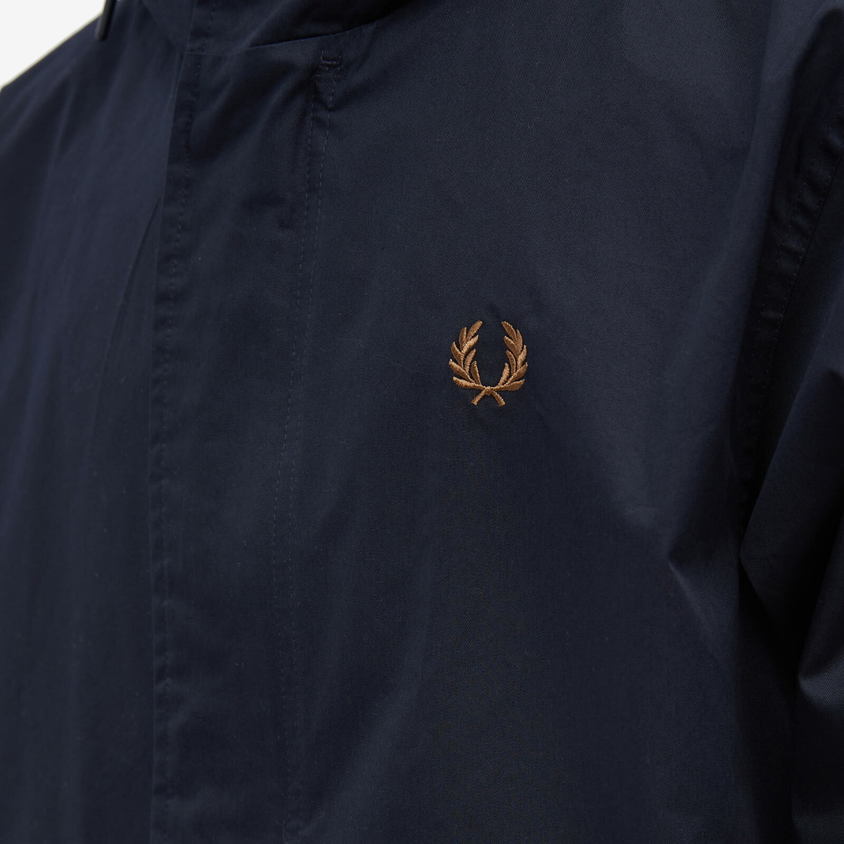 Fred Perry Men's Short Shell Parka Jacket in Navy Fred Perry Fred Perry Men's Short Shell Parka Jacket in Navy Fred Perry