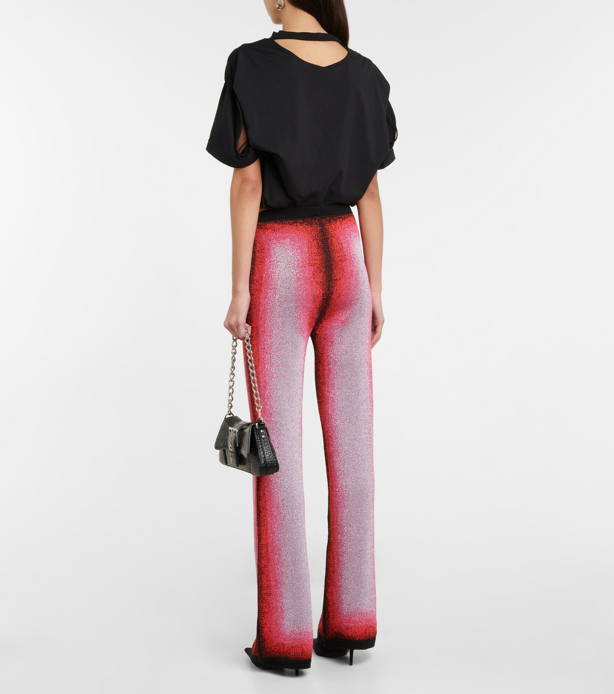 Y/Project - Gradient knit wide-leg pants Y/Project