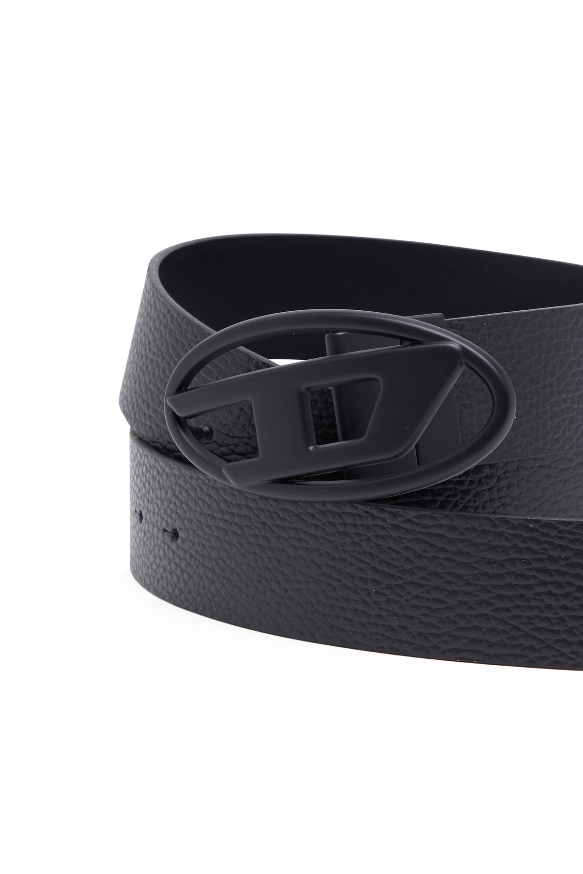 Diesel Reversible leather belt - Belts Mens in Black Diesel