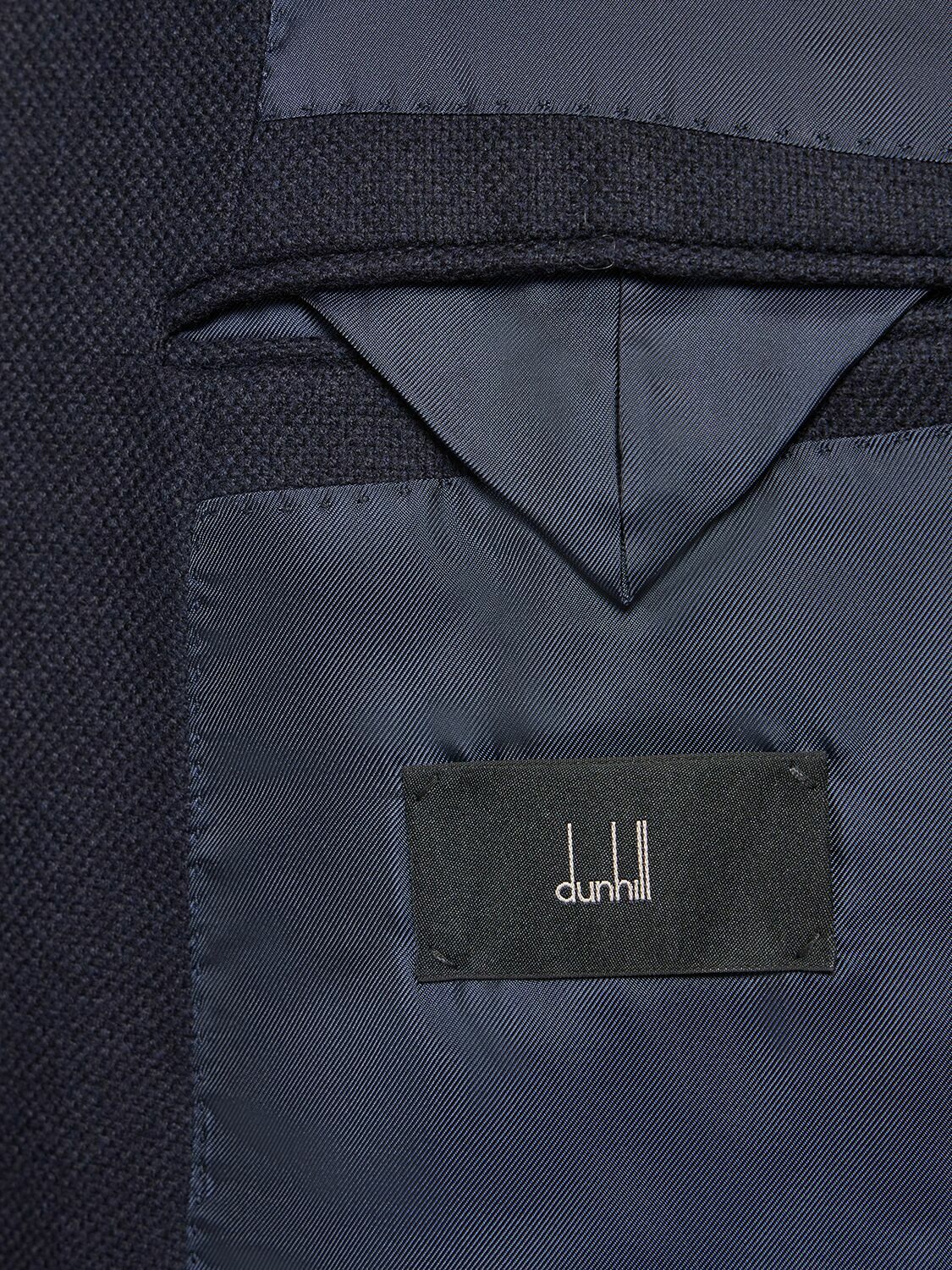 DUNHILL - Double Breasted Wool & Cashmere Blazer Dunhill