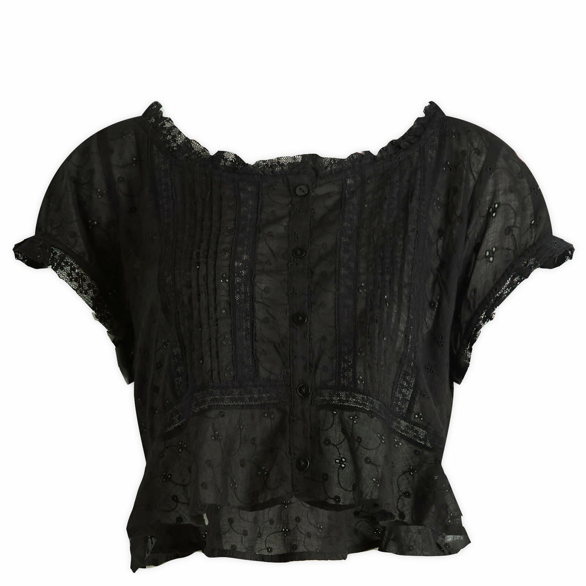 RIXO Women's Sandi Top in Black Rixo