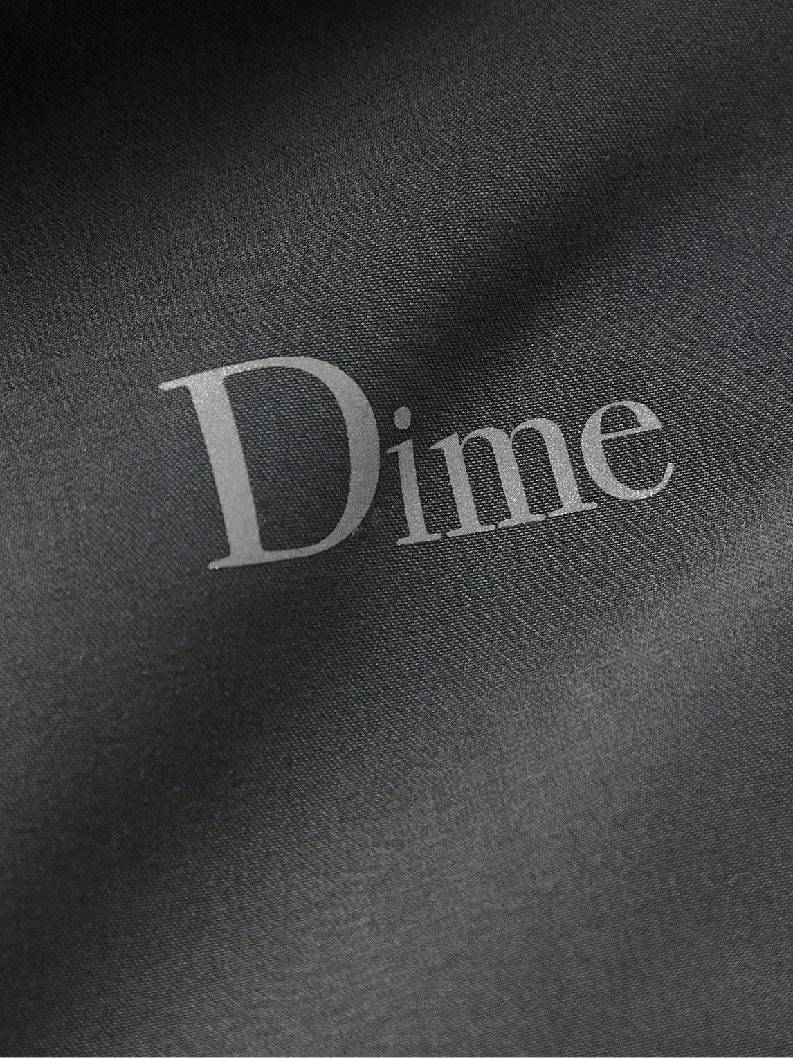 DIME - Convertible Logo-Print Canvas Jacket - Gray Dime