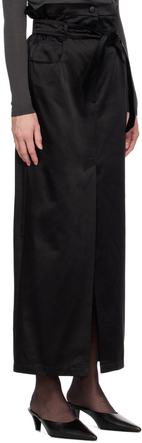 Max Mara Black Alcade Maxi Skirt Max Mara