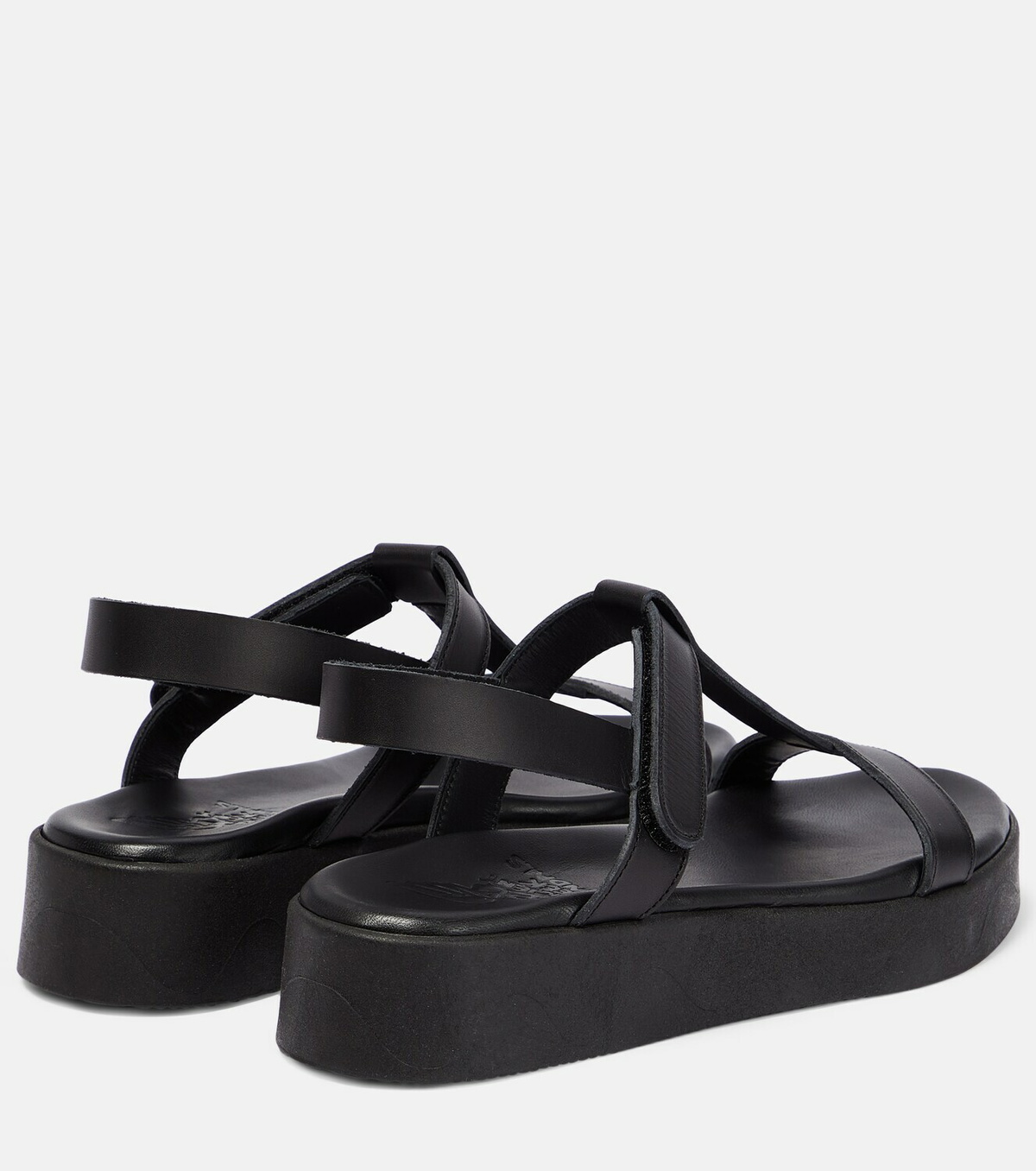 Ancient Greek Sandals - Myrto leather platform sandals Ancient Greek ...