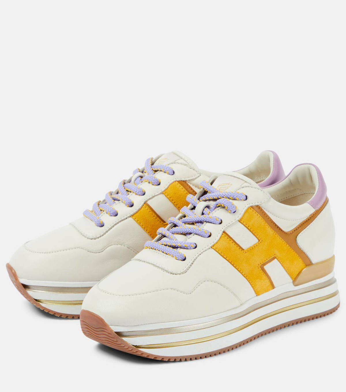 Hogan Midi H222 leather sneakers Hogan
