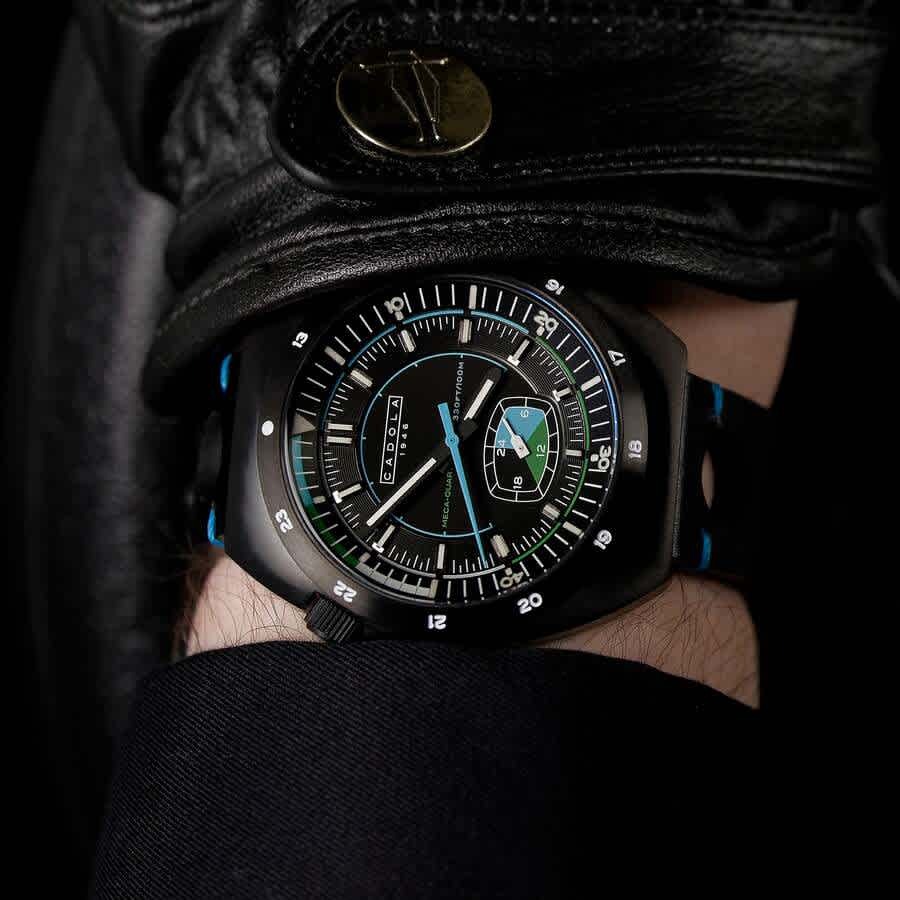 Cadola Giulia Quartz Black Dial Mens Watch CD-1052-02 Cadola
