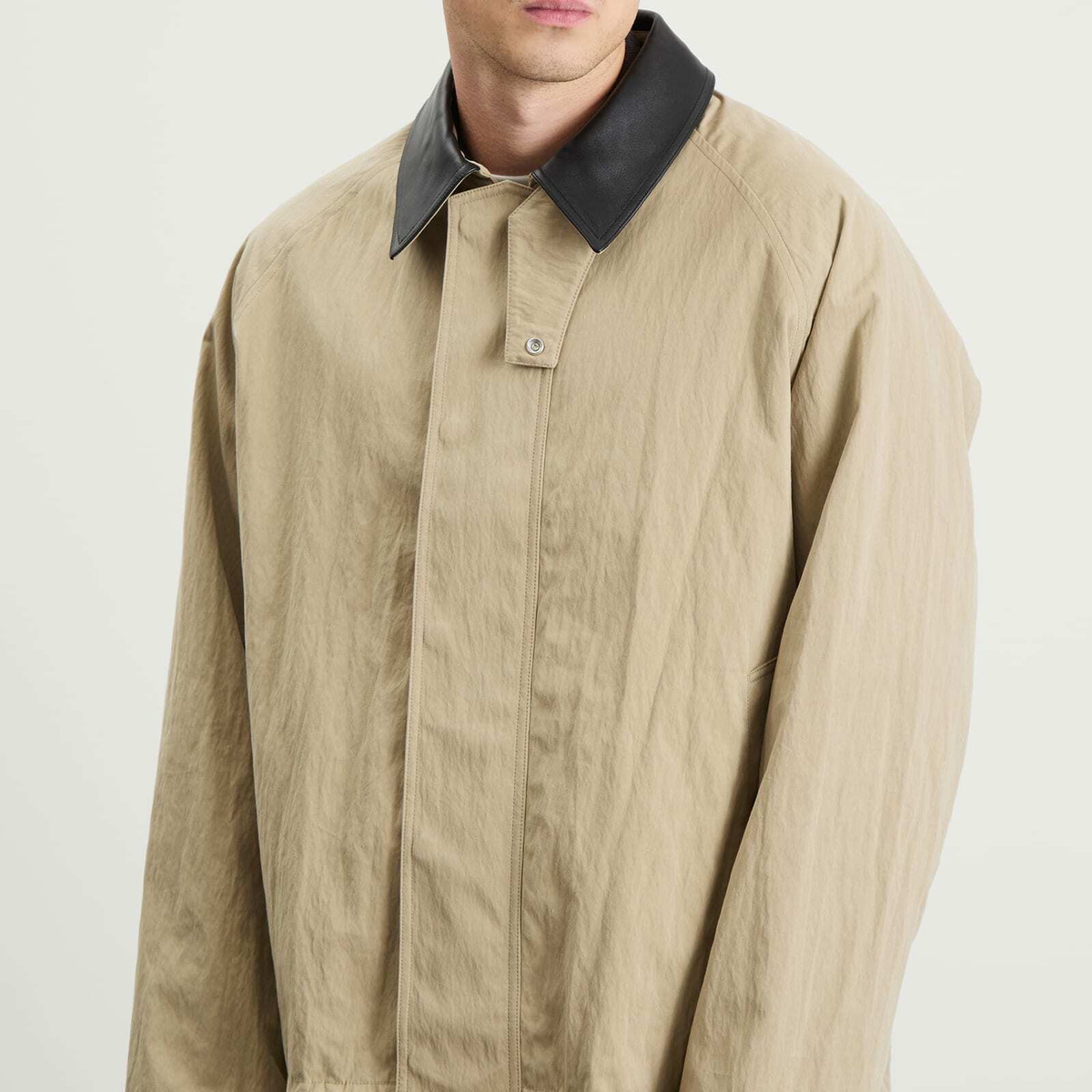 Studio Nicholson Men's Zip Through Jacket in Parcel Studio Nicholson