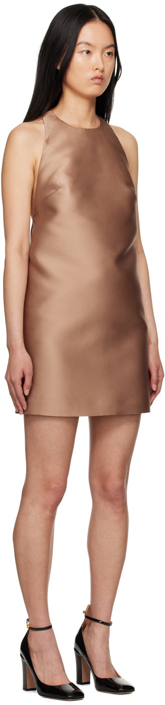 Valentino Tan Racer Back Minidress Valentino