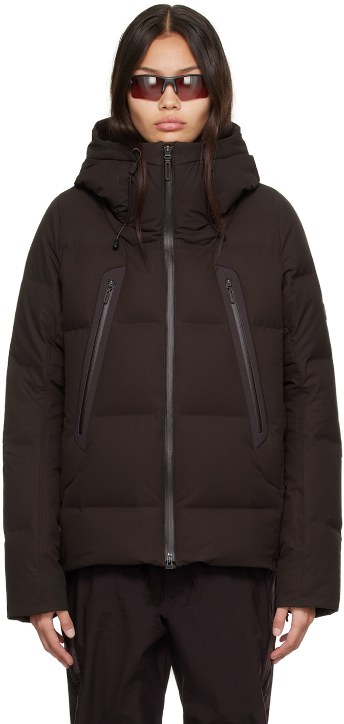 Descente ALLTERRAIN SSENSE Exclusive Brown Mizusawa Mountaineer Down Jacket Descente ALLTERRAIN
