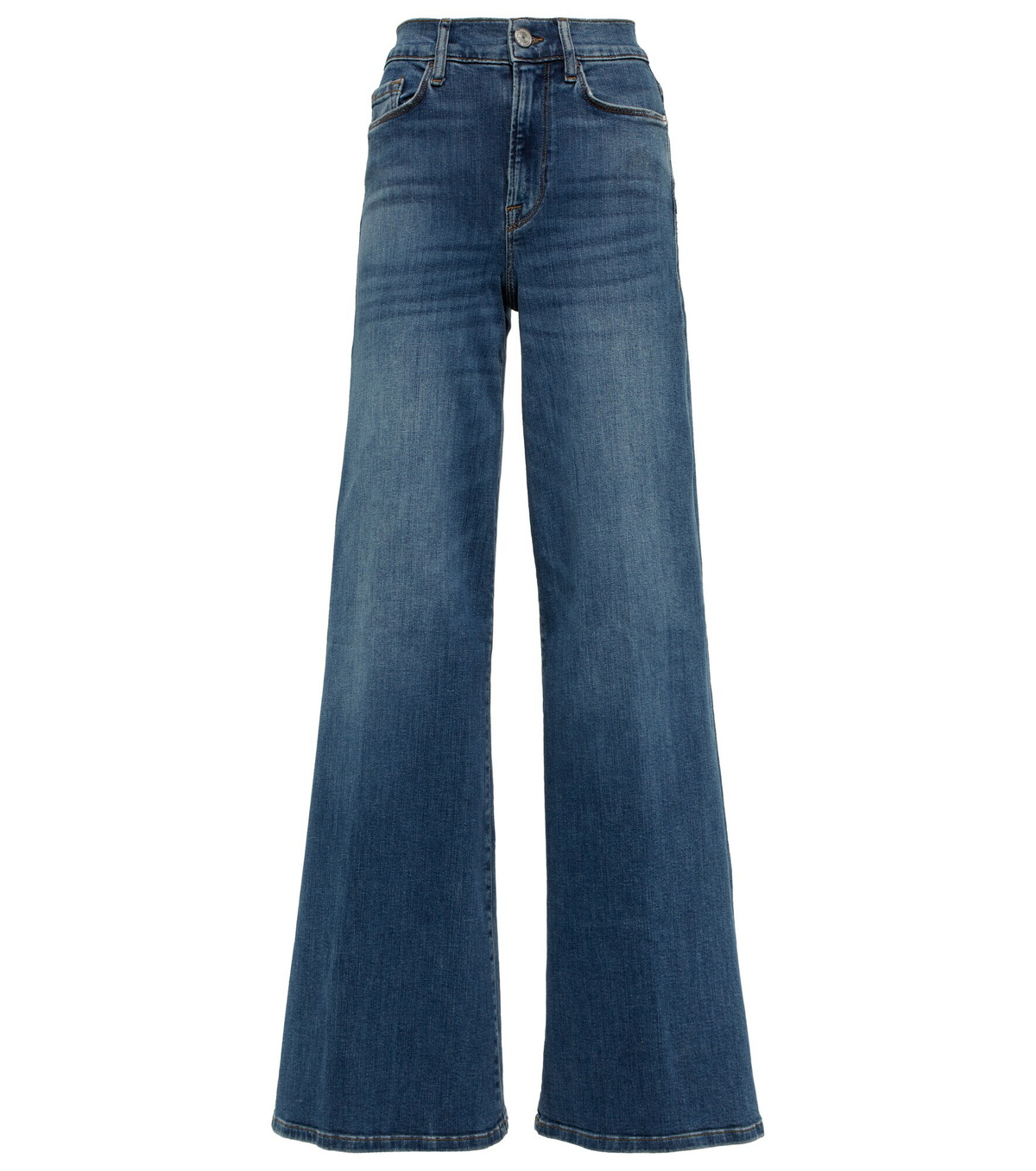Frame - Le Palazzo high-rise wide-leg jeans Frame Denim