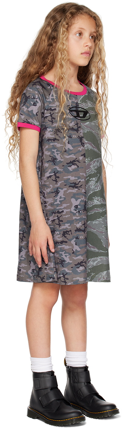 Diesel Kids Green Denisia Dress Diesel