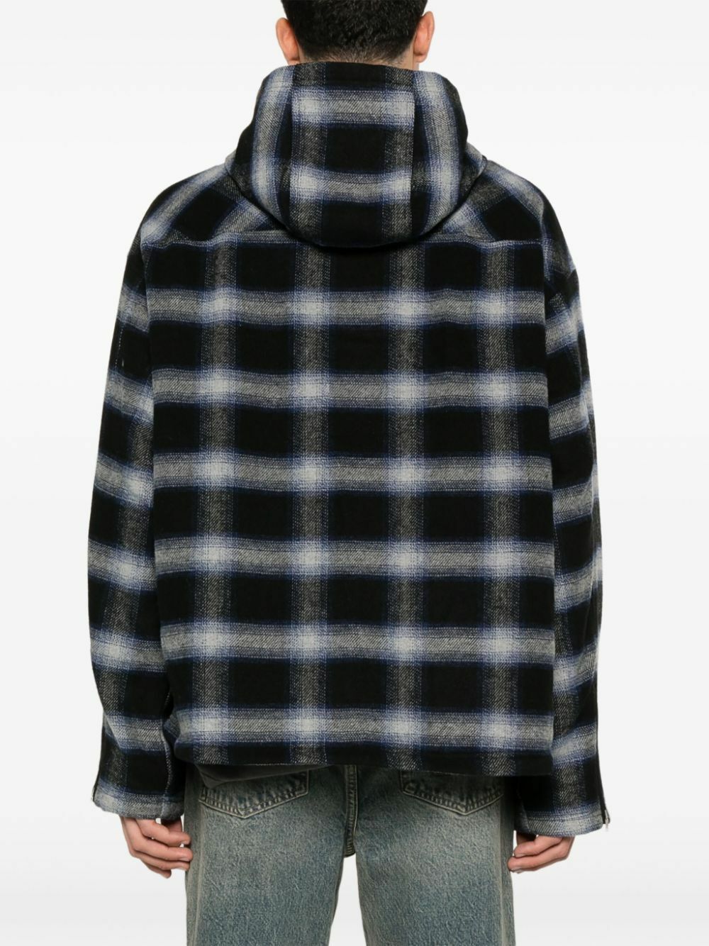 Represent Blue Hooded Jacket Represent