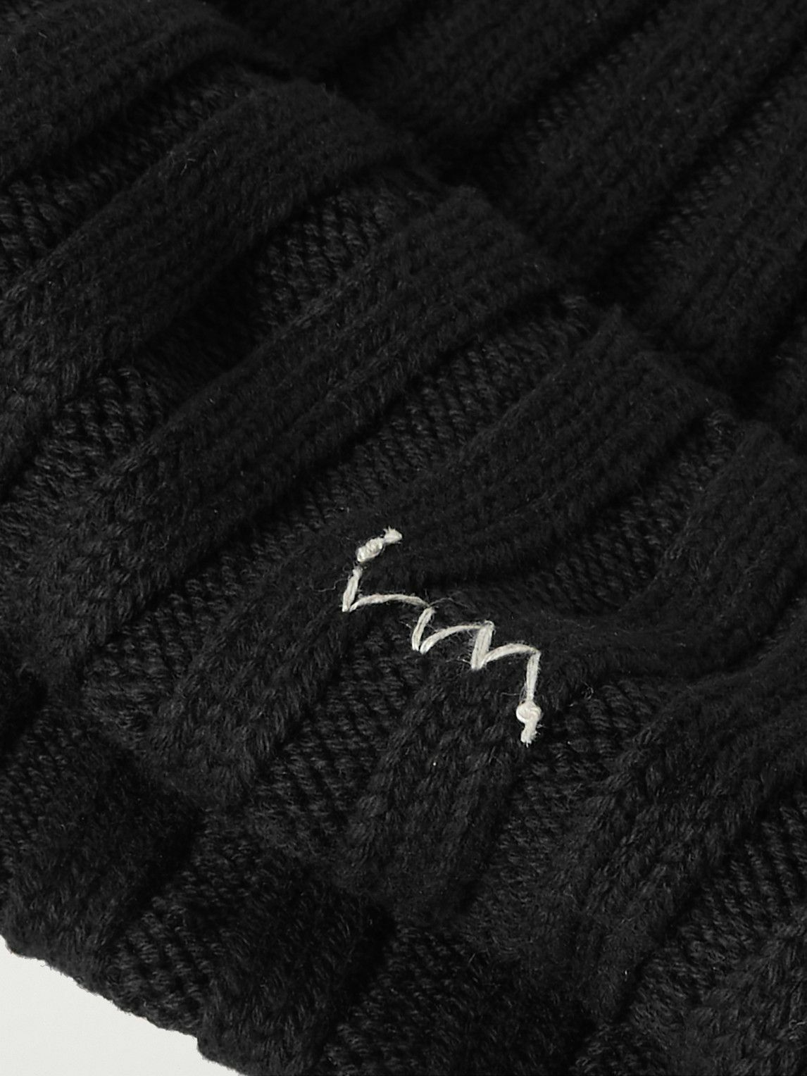 Visvim - Logo-Embroidered Ribbed Cotton Beanie Visvim