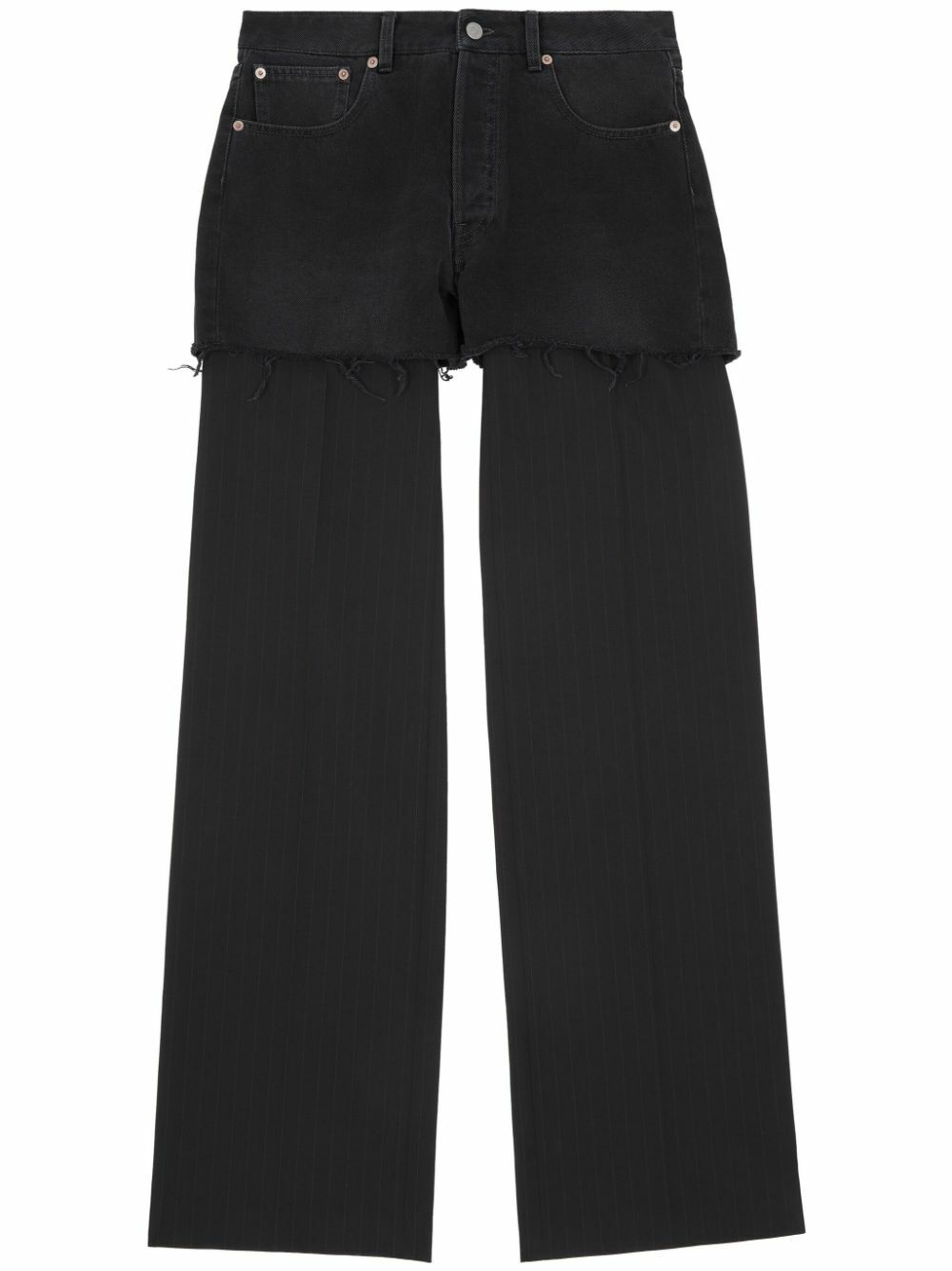 MM6 MAISON MARGIELA - High-waisted Denim Jeans MM6 Maison Margiela