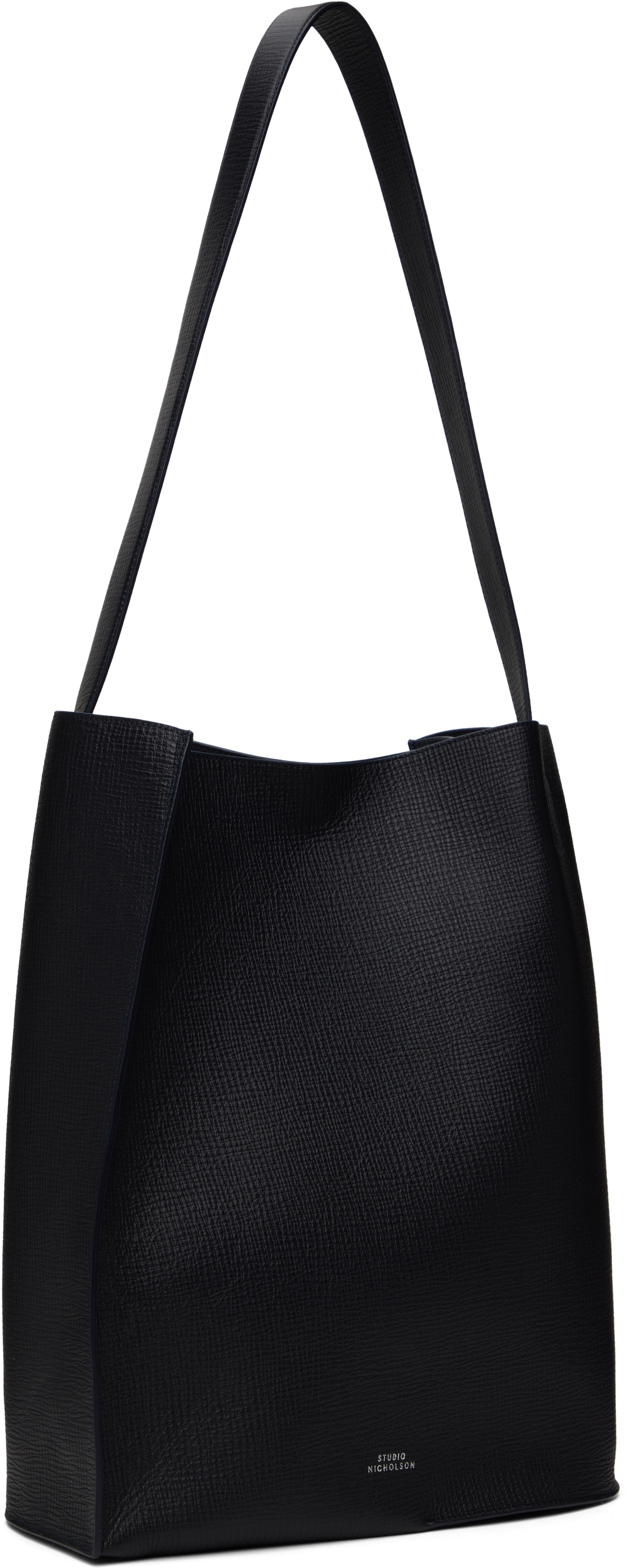 Studio Nicholson Navy Doublet Type 2 Leather Tote Studio Nicholson