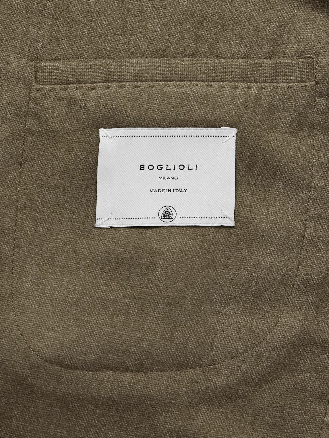 Boglioli - K-Jacket Double-Breasted Wool Suit Jacket - Brown Boglioli