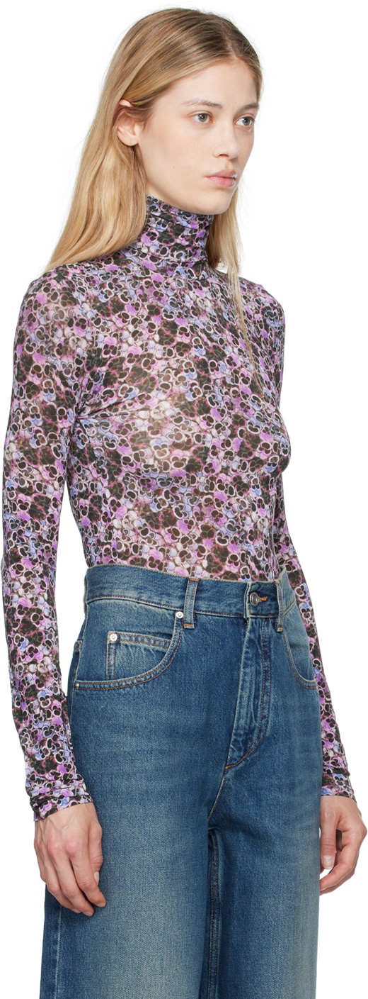 Isabel Marant Purple Joyela Turtleneck Isabel Marant