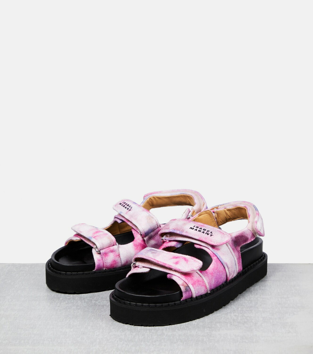 Isabel Marant - Madee tie-dye cotton sandals Isabel Marant