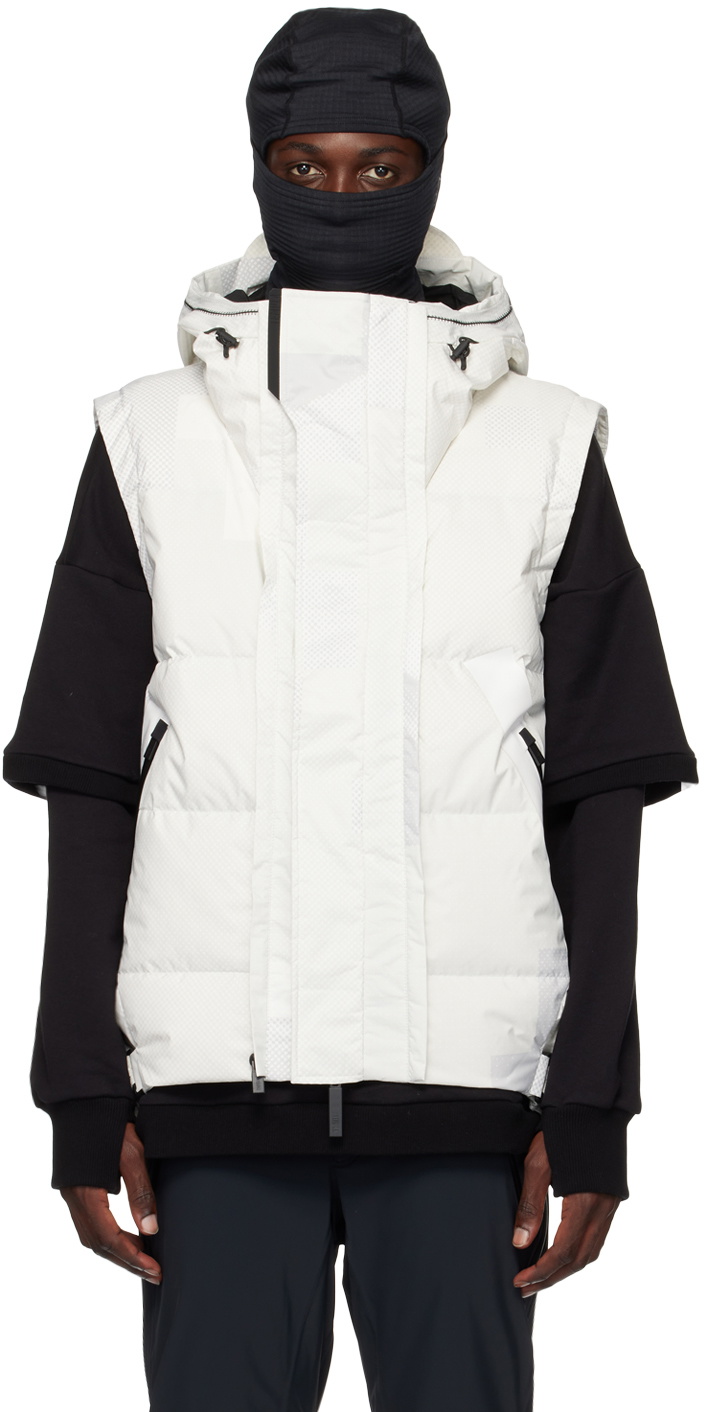 Templa White Modular Down Vest Templa