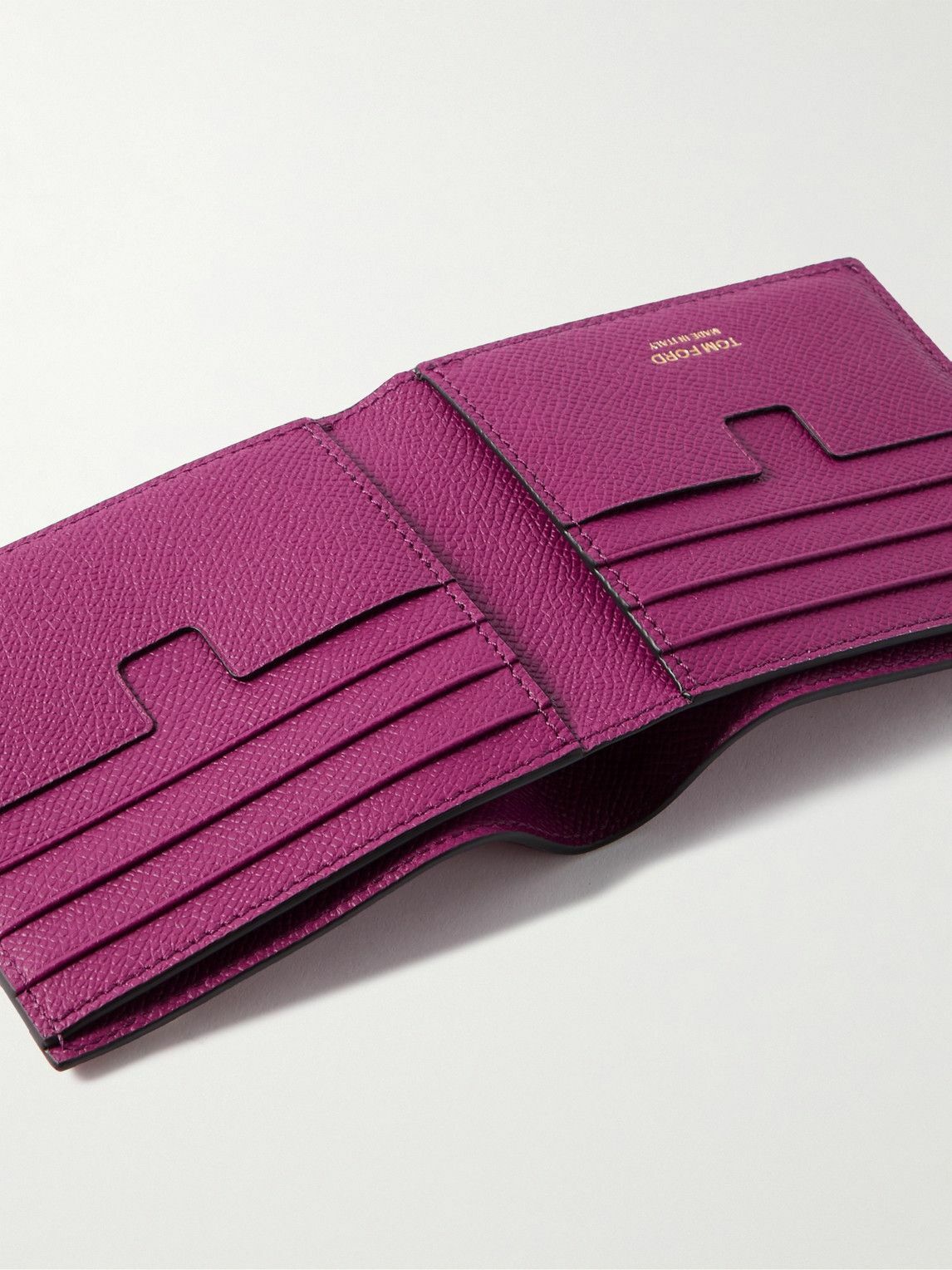 TOM FORD - Full-Grain Leather Billfold Wallet TOM FORD