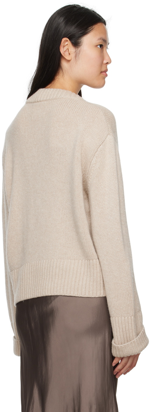 LISA YANG Beige 'The Aletta' Sweater Lisa Yang