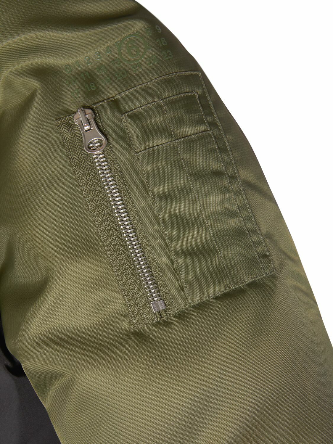 MM6 MAISON MARGIELA Colorblock Nylon Puffer Jacket MM6 Maison Margiela