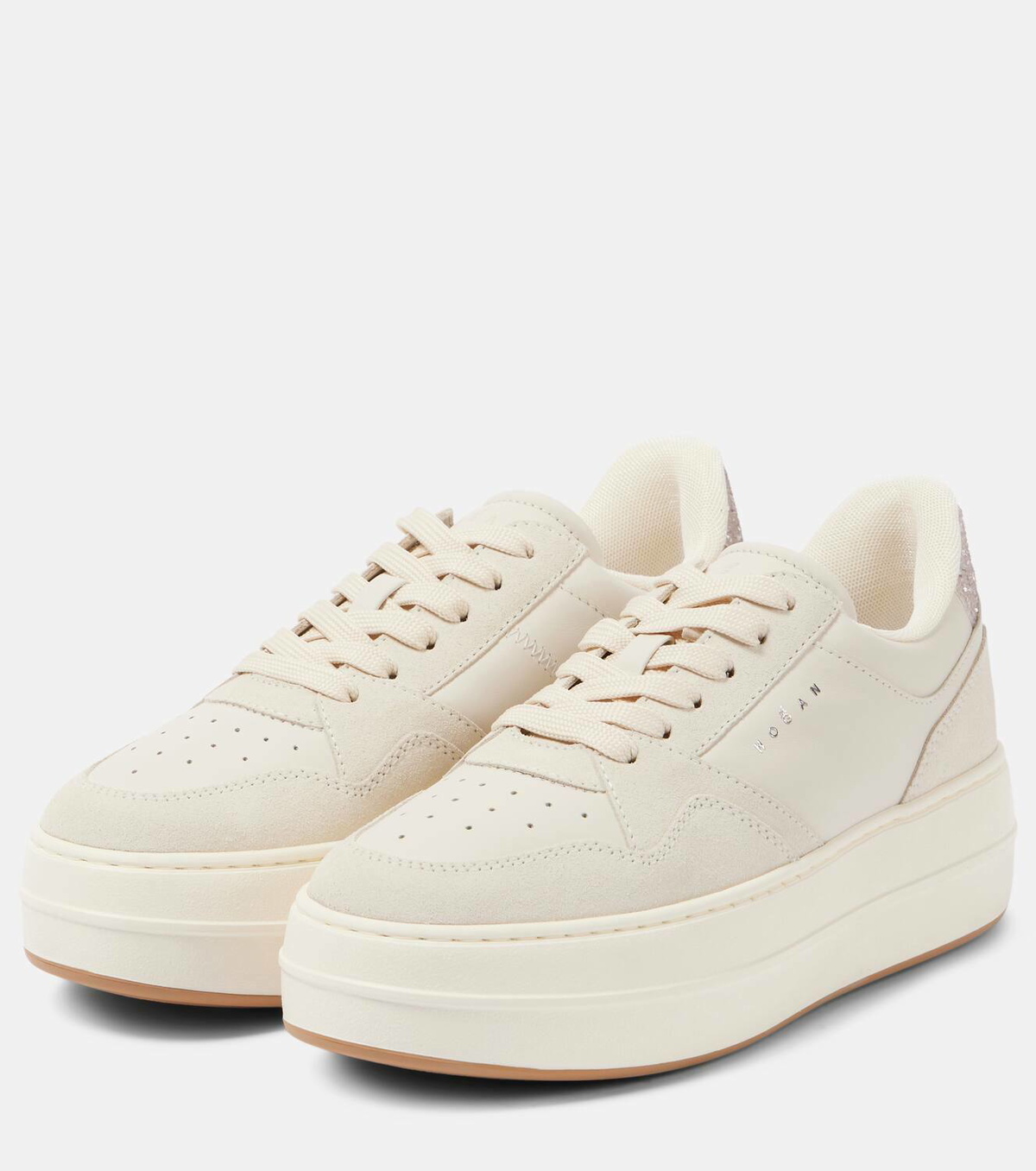 Hogan H670 suede platform sneakers Hogan