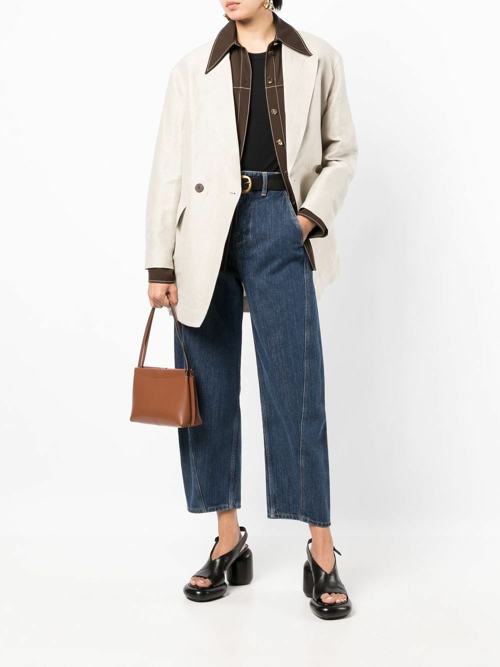 STUDIO NICHOLSON - Round Les Denim Jeans Studio Nicholson