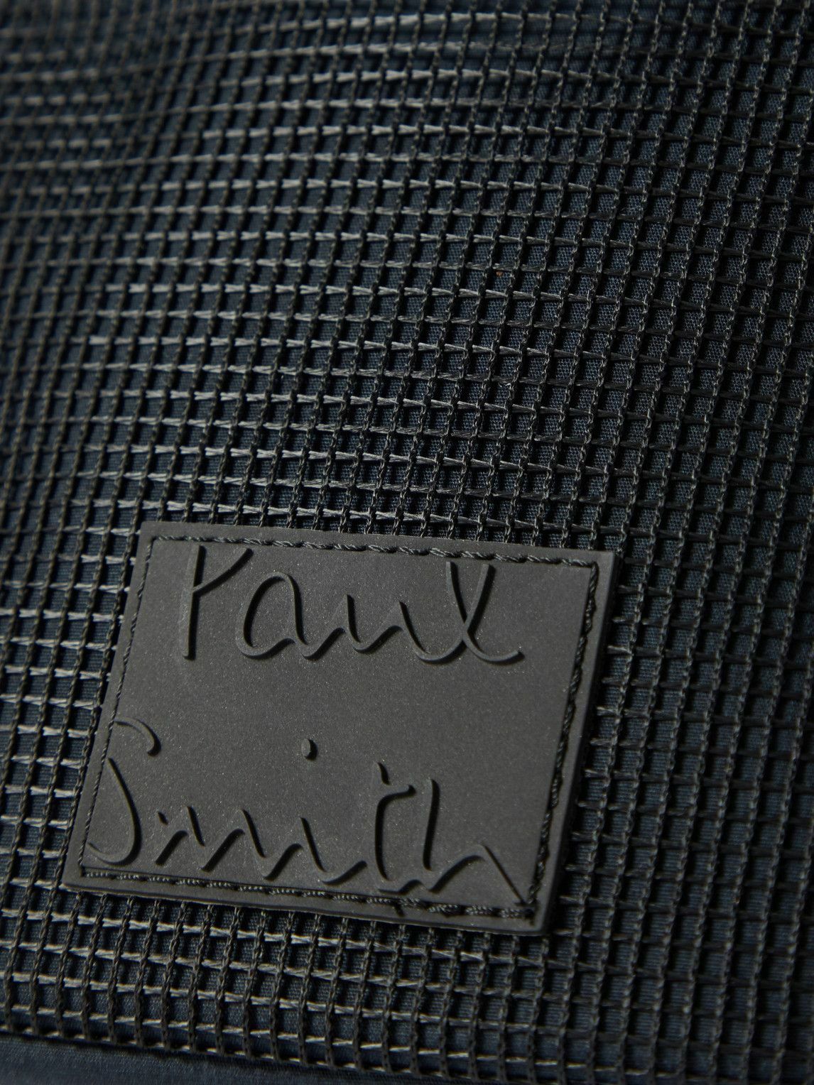 Paul Smith - Flight Leather and Mesh-Trimmed Canvas Messenger Bag Paul ...