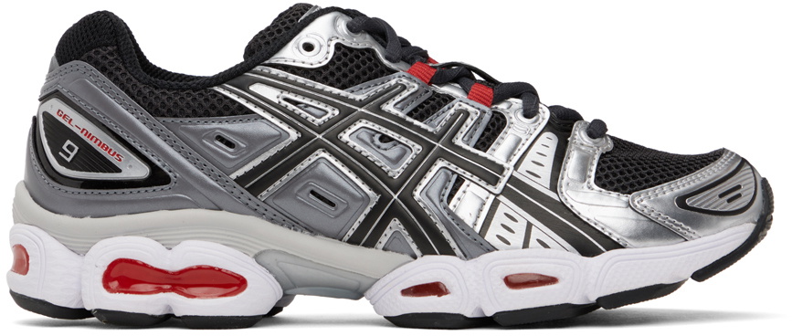 Asics Gray & Silver Gel-Nimbus 9 Sneakers ASICS